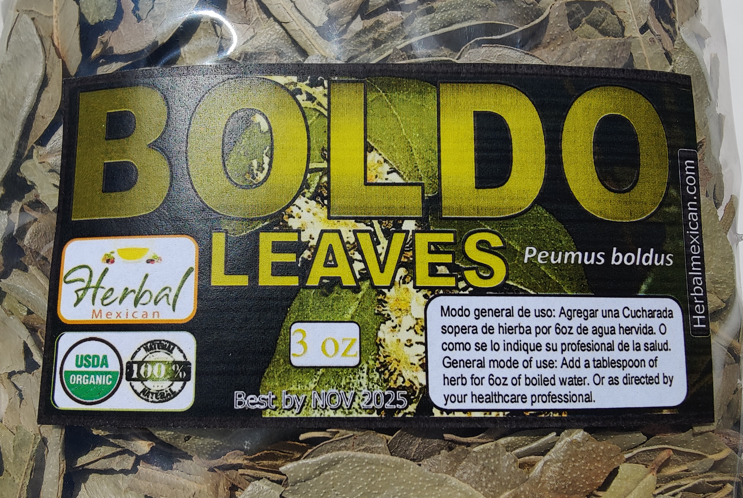 Boldo, Hojas de Boldo, Te de Boldo : Peumus boldus, Boldo Tea