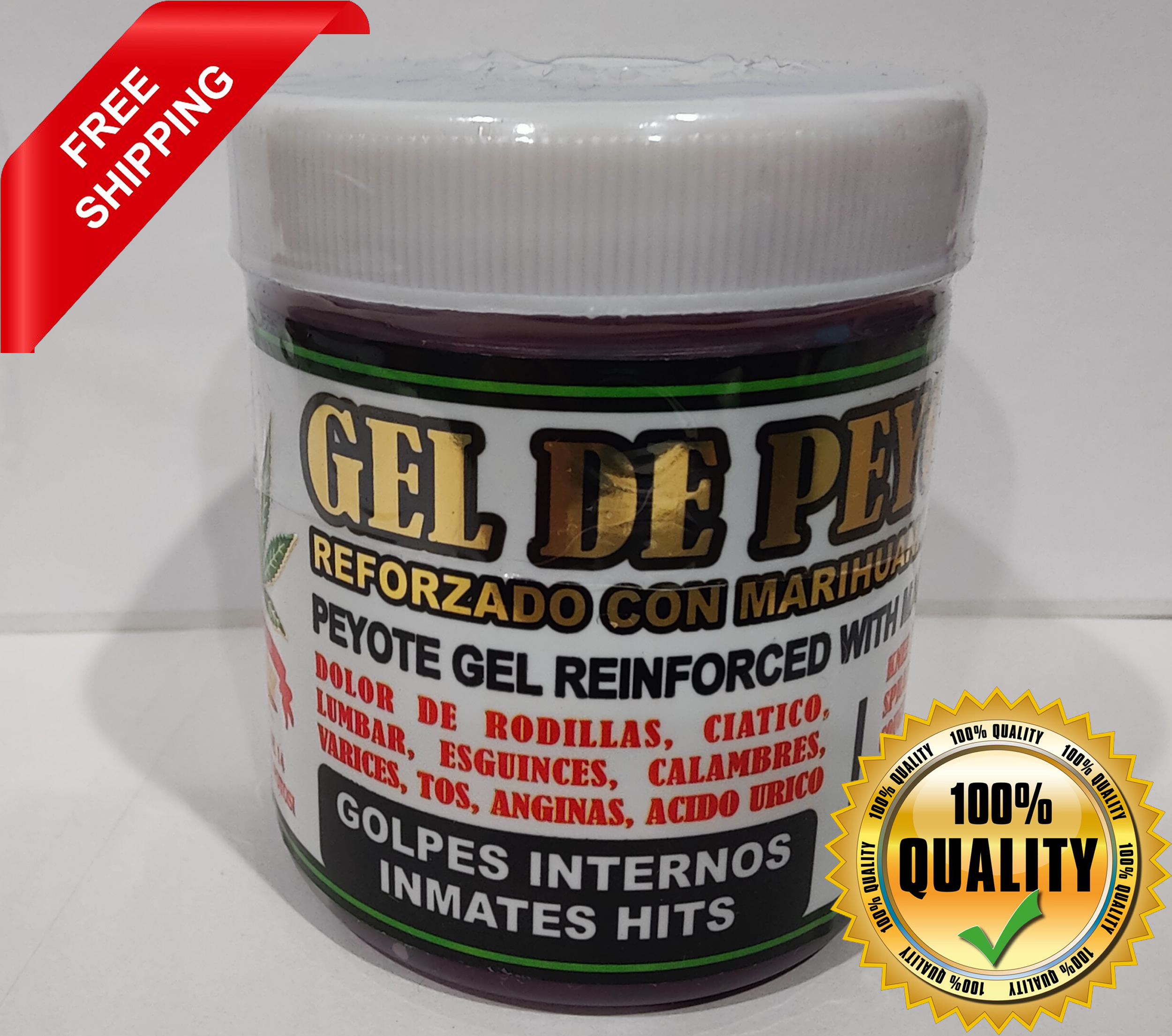 Gel de Peyote Original Reforzado para Dolores Musculares, Mariguanol ...