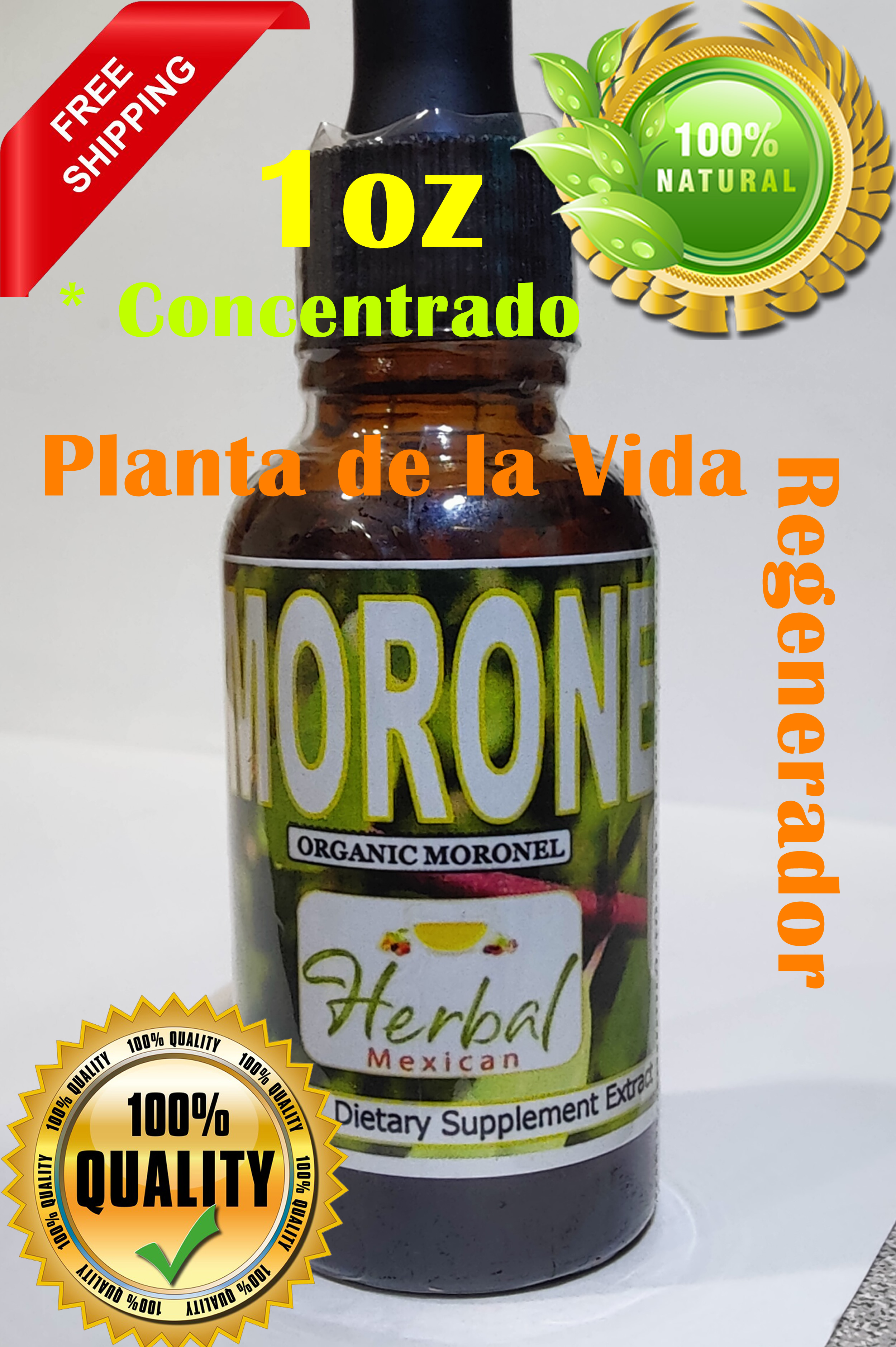Moronel Concentrado, Moronel Planta de La Vida, Regenerador de Celulas ...