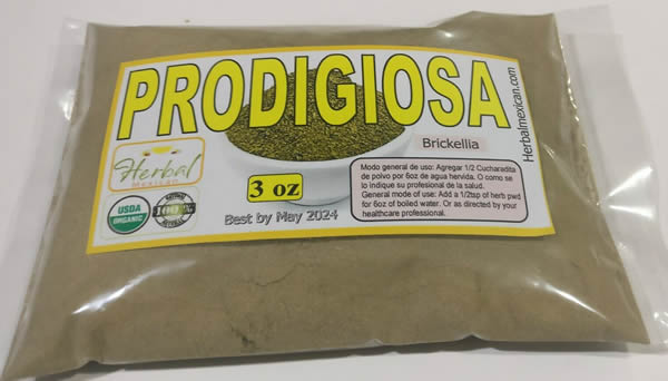 Prodigiosa Polvo, Prodigiosa tea, it is useful to treat diarrhea and ...